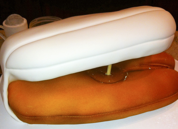 3D Baseball Glove Cake - Sugared Productions Blog