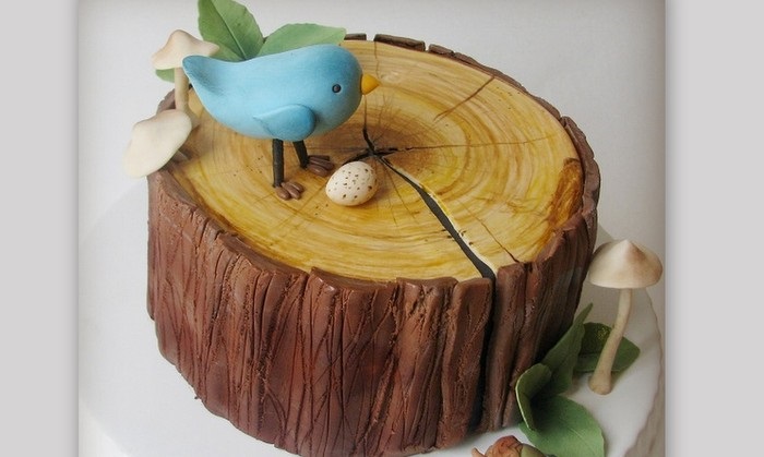 Free Woodland Cake Tutorial - Sugared Productions Blog